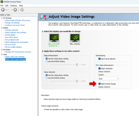 How to Nvidia GeForce: About RTX Video HDR Enablement and VSR Auto ...